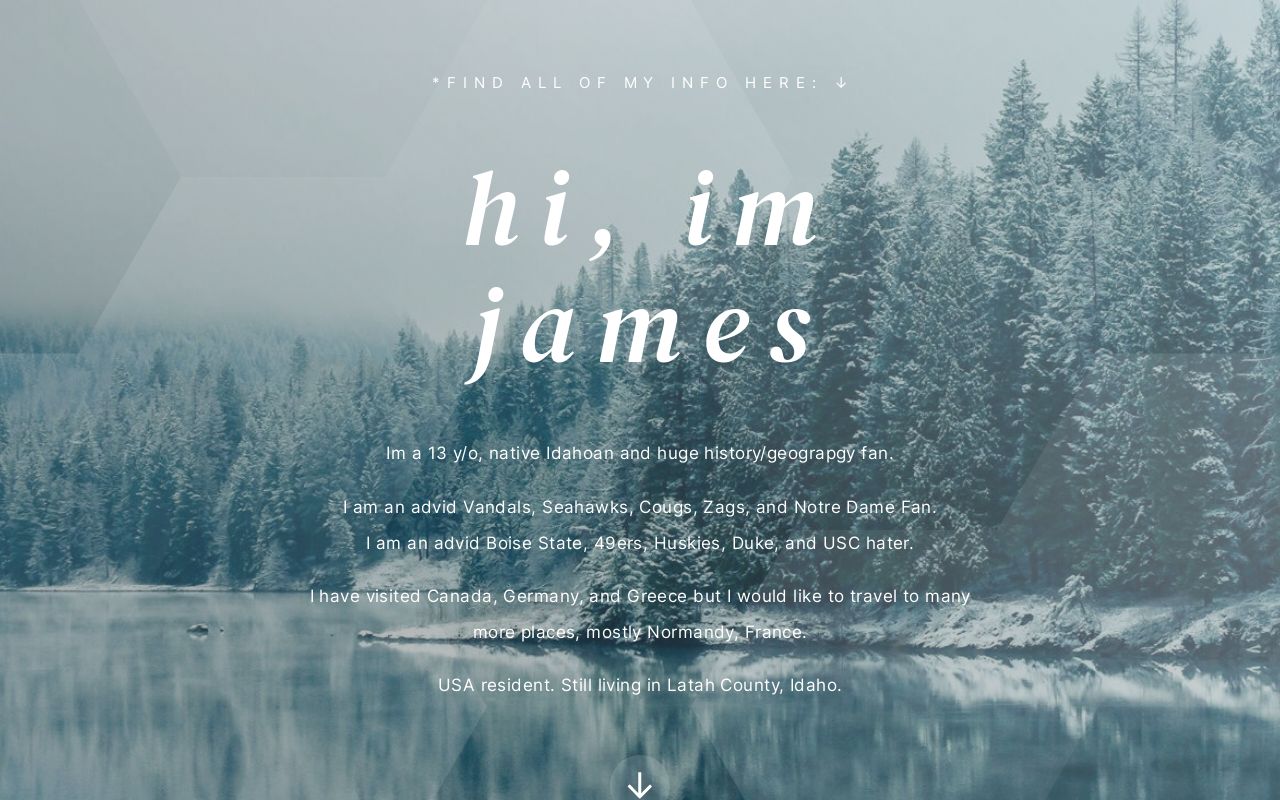 hi, im james.